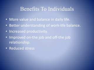 Work Life Balance | PPTX