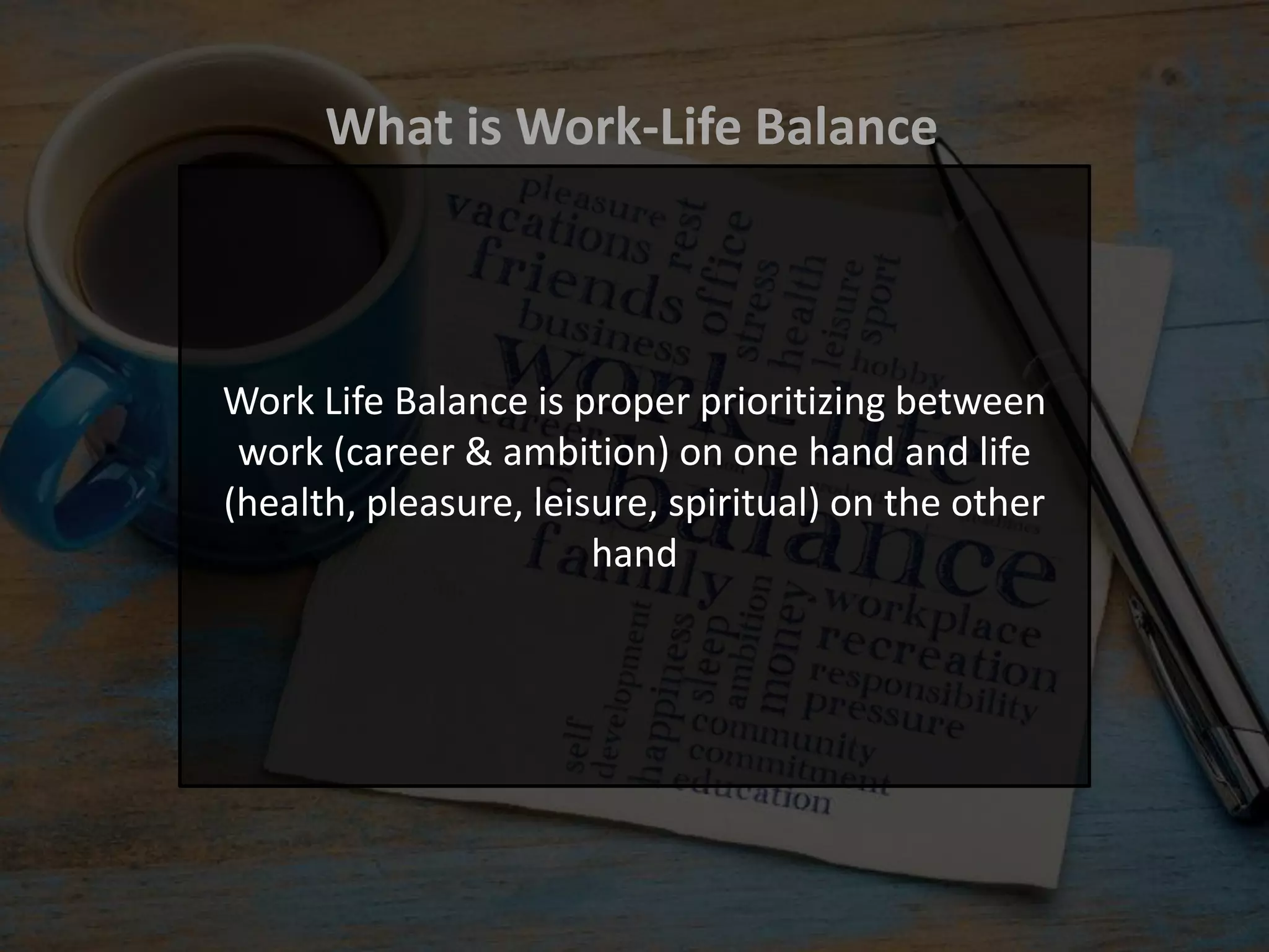 Work life balance | PPT