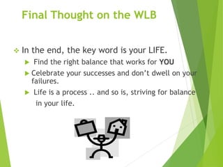work life balance.ppt