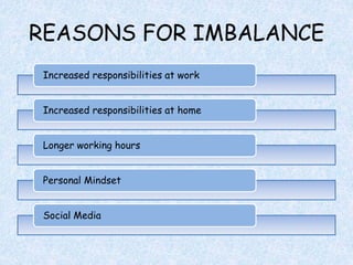 Work life balance ppt | PPTX