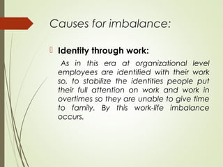 Work life balance presentation | PPT