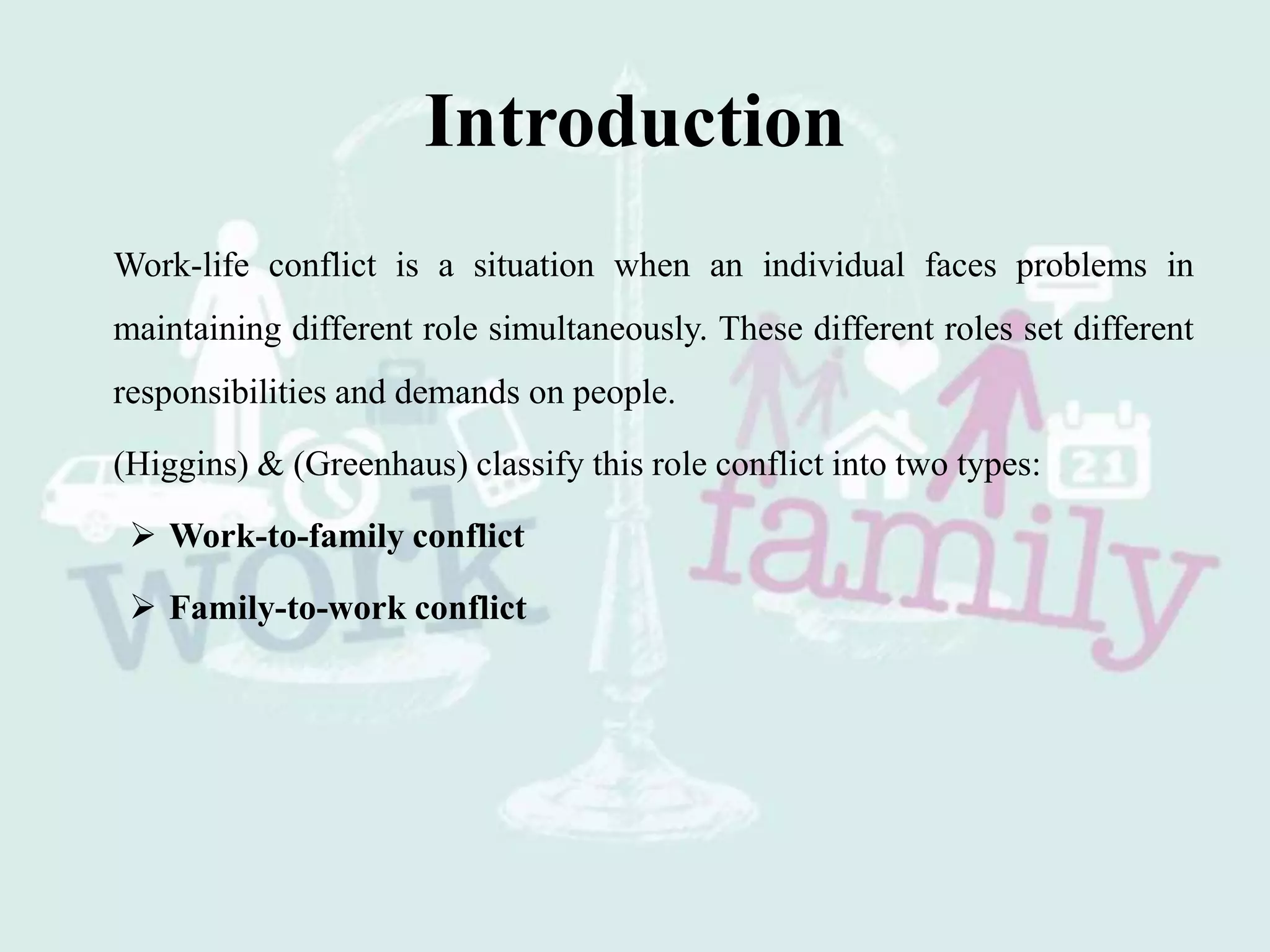 Work life conflict | PPTX