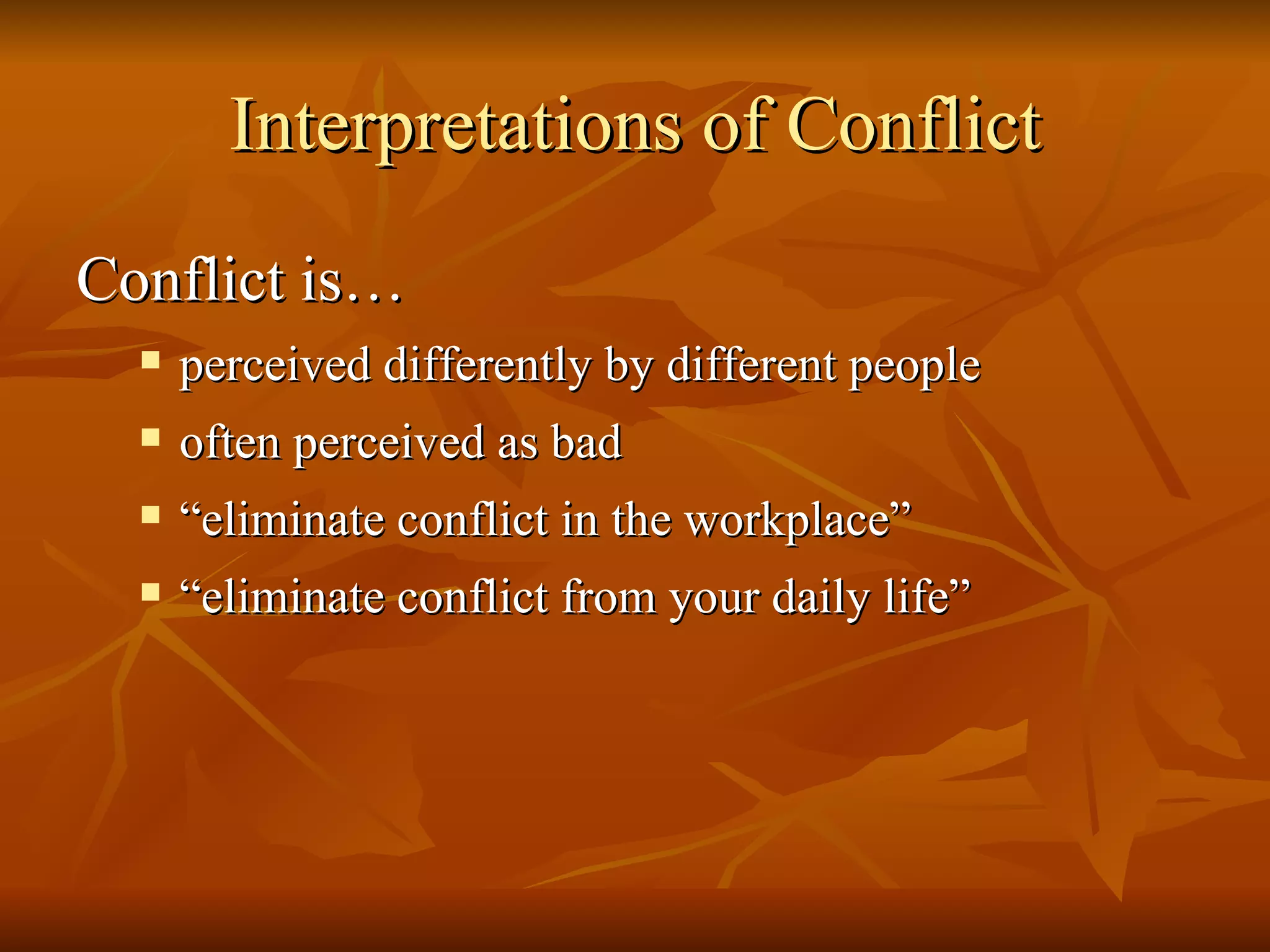 Work Life Conflict New | PPT