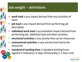 Work load analysis | PPT