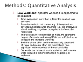 Workload analysis | PPT