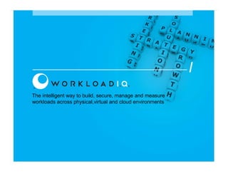 Workload IQ: A Differentiated Approach | PPT