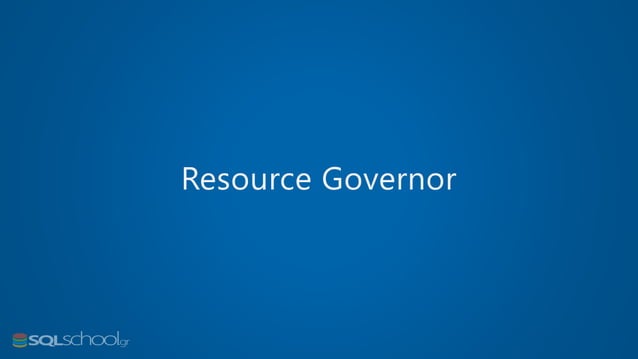 Workload Management in SQL Server 2019 | PPT