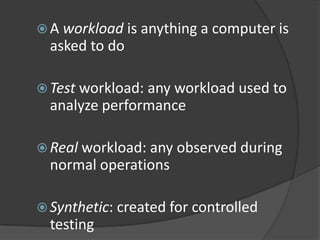 Workloads | PPT