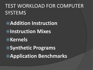 Workloads | PPT