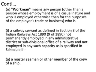 Workman compensation act | PPTX