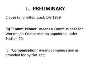 Workman compensation act | PPTX