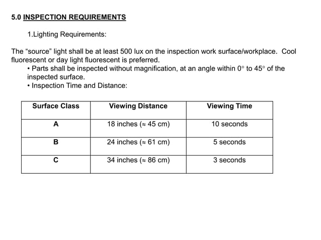 Workmanship standard template | PPT