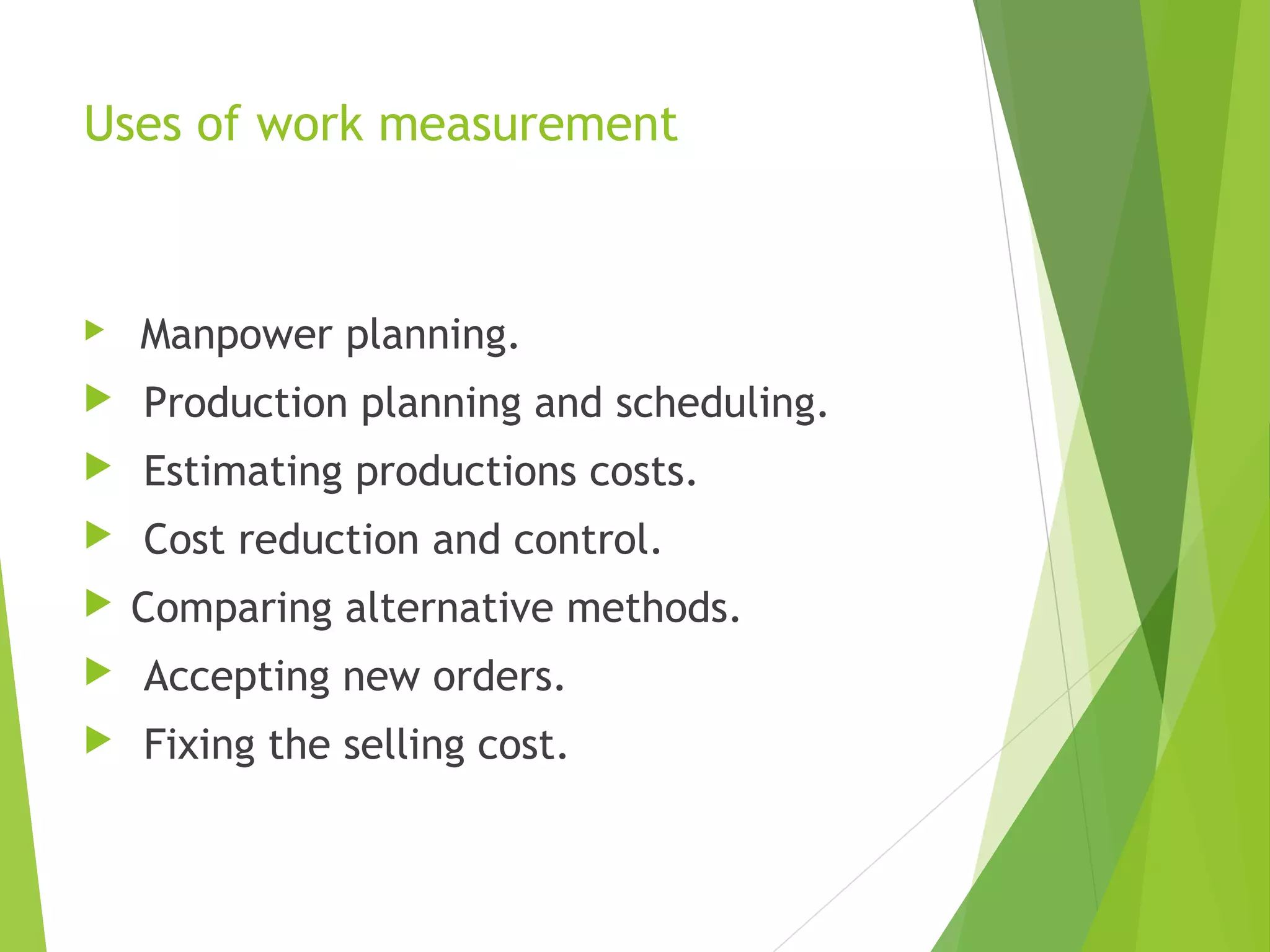 Work measurement | PPT