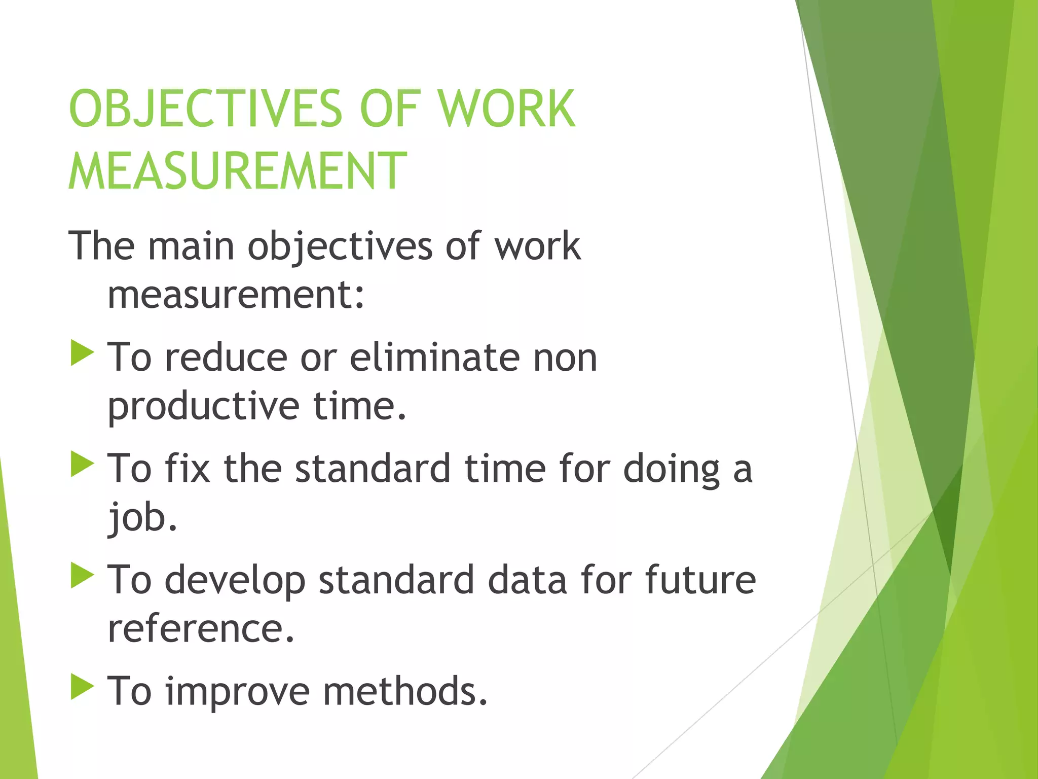 Work measurement | PPT