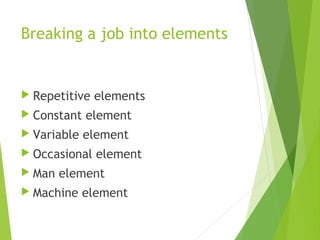 Work measurement | PPT