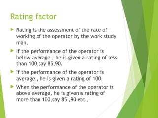 Work measurement | PPT
