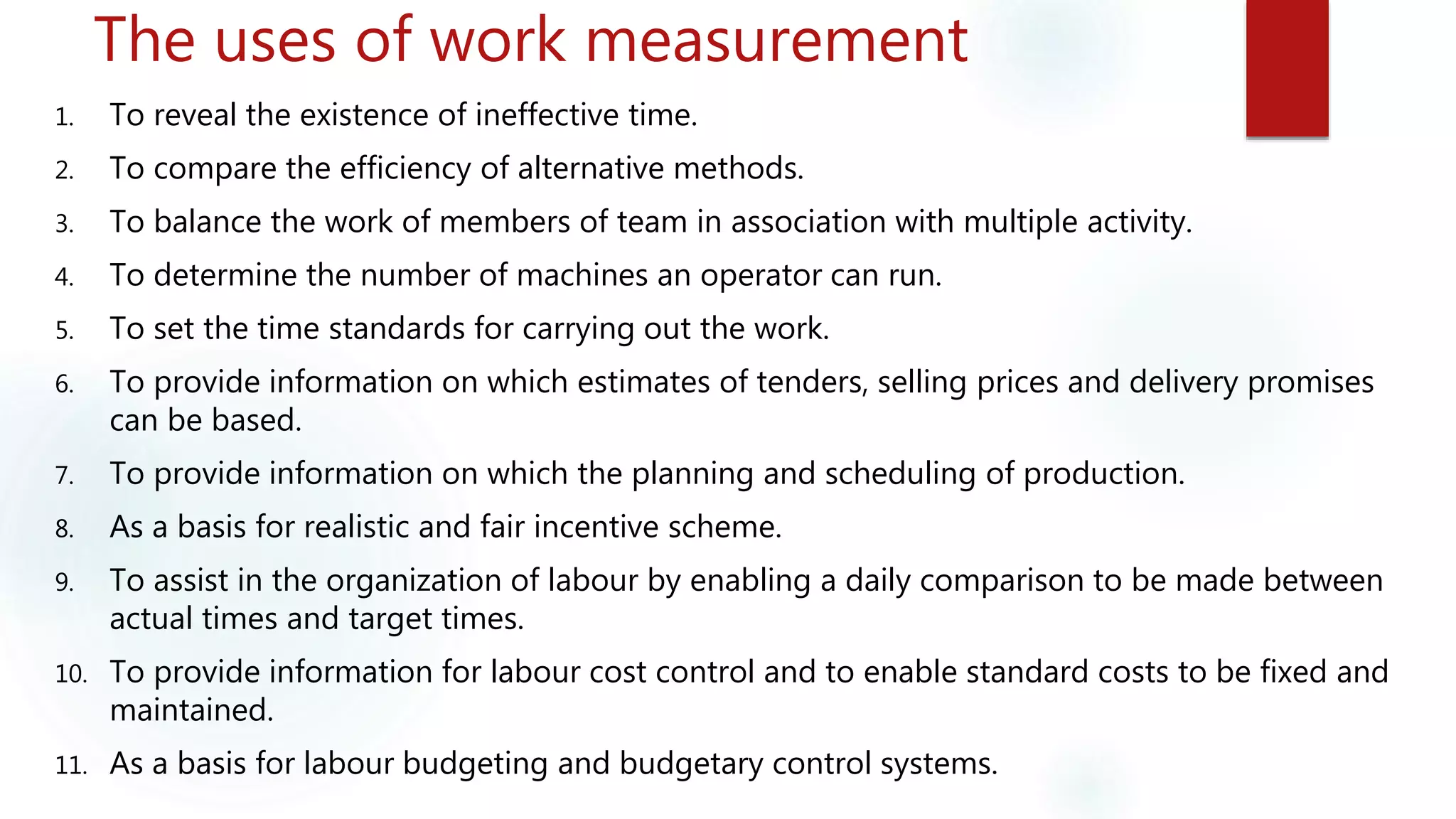 Work measurement | PPTX