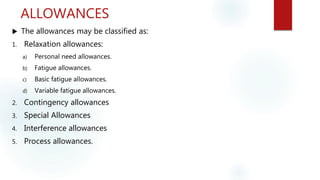 Work measurement | PPTX