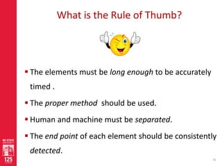 Work Measurement direct and indirect time study | PDF