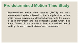 Work measurement increases productivityand role of jit om | PPT