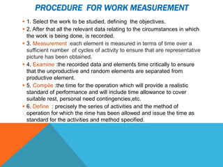 Work Measurment | PPTX