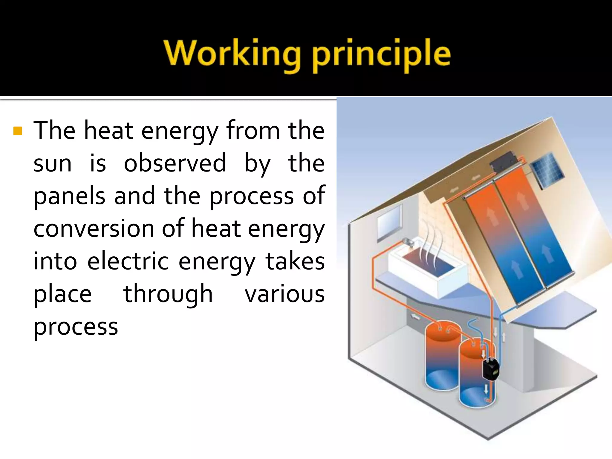 solar water heating system - types and mechanism | PPTX