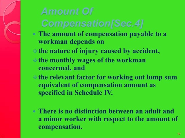 The Workmen's Compensation Act, 1923 | PPSX