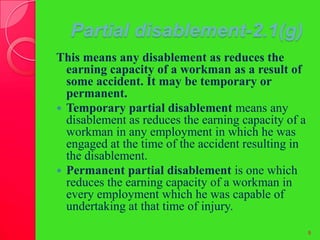 The Workmen's Compensation Act, 1923 | PPSX