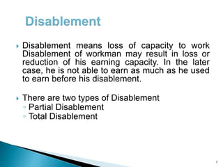 Workmen compensation act 1923 | PPTX