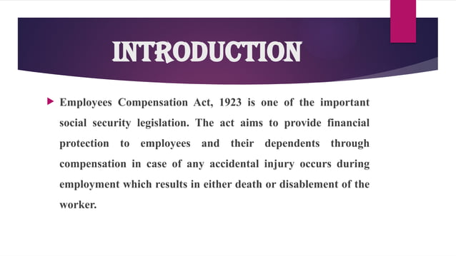 PPT presentation on Workmen Compensation Act, 1923.pptx