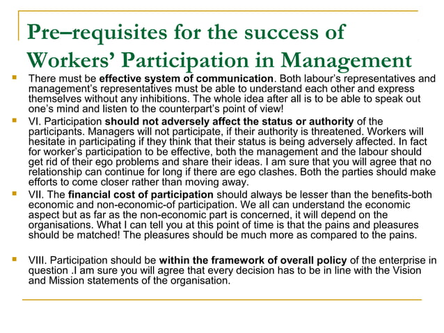 Workmen participation mgt | PPT