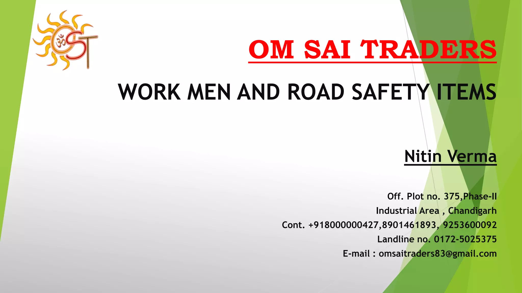 Work men & road safety | PPTX