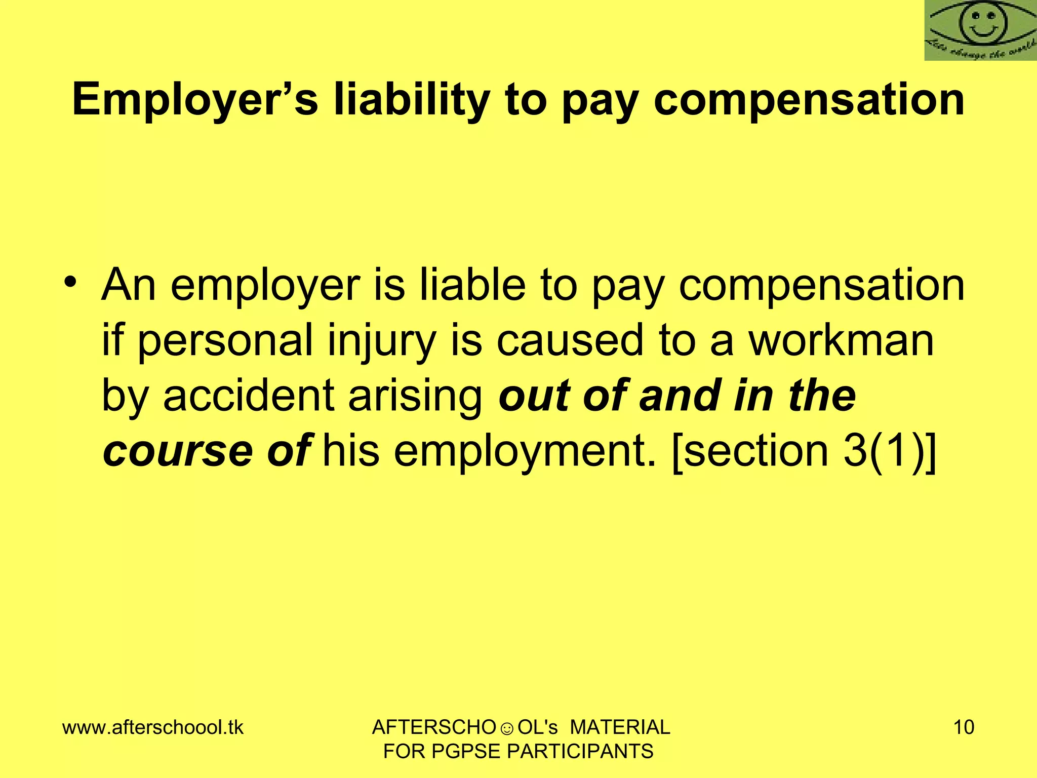 Workmens Compensation Act, 1923 | PPS