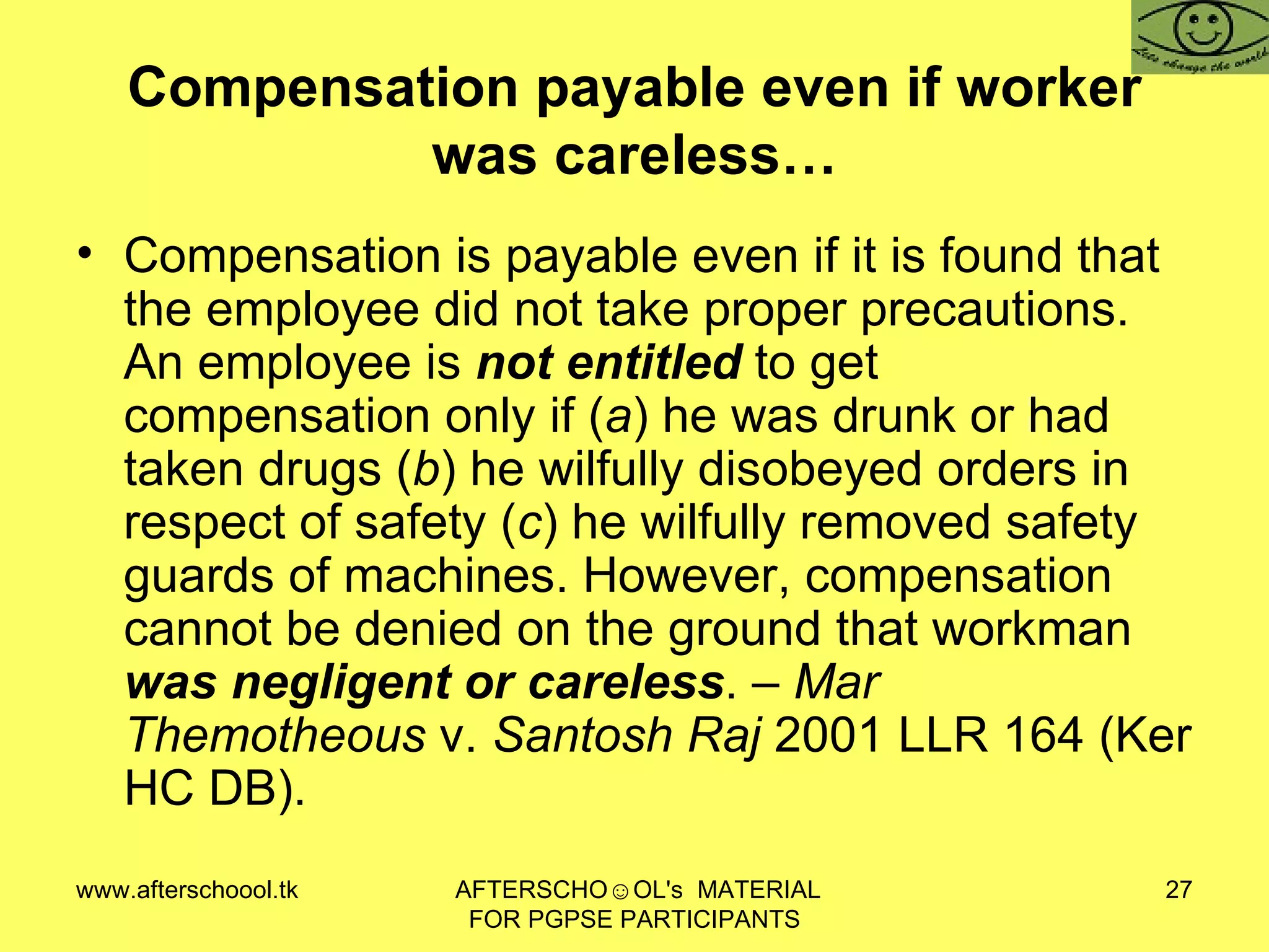 Workmens Compensation Act, 1923 | PPS