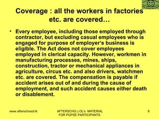 Workmens Compensation Act, 1923 | PPS