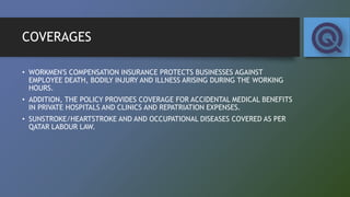 Workmen's Compensation Insurance | PPTX | Insurance | Personal Finance