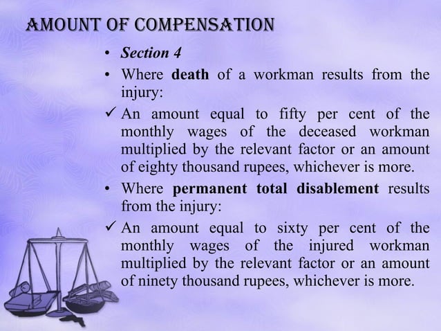 Workmens Compensation Act | PPT | Injuries | Diseases and Conditions