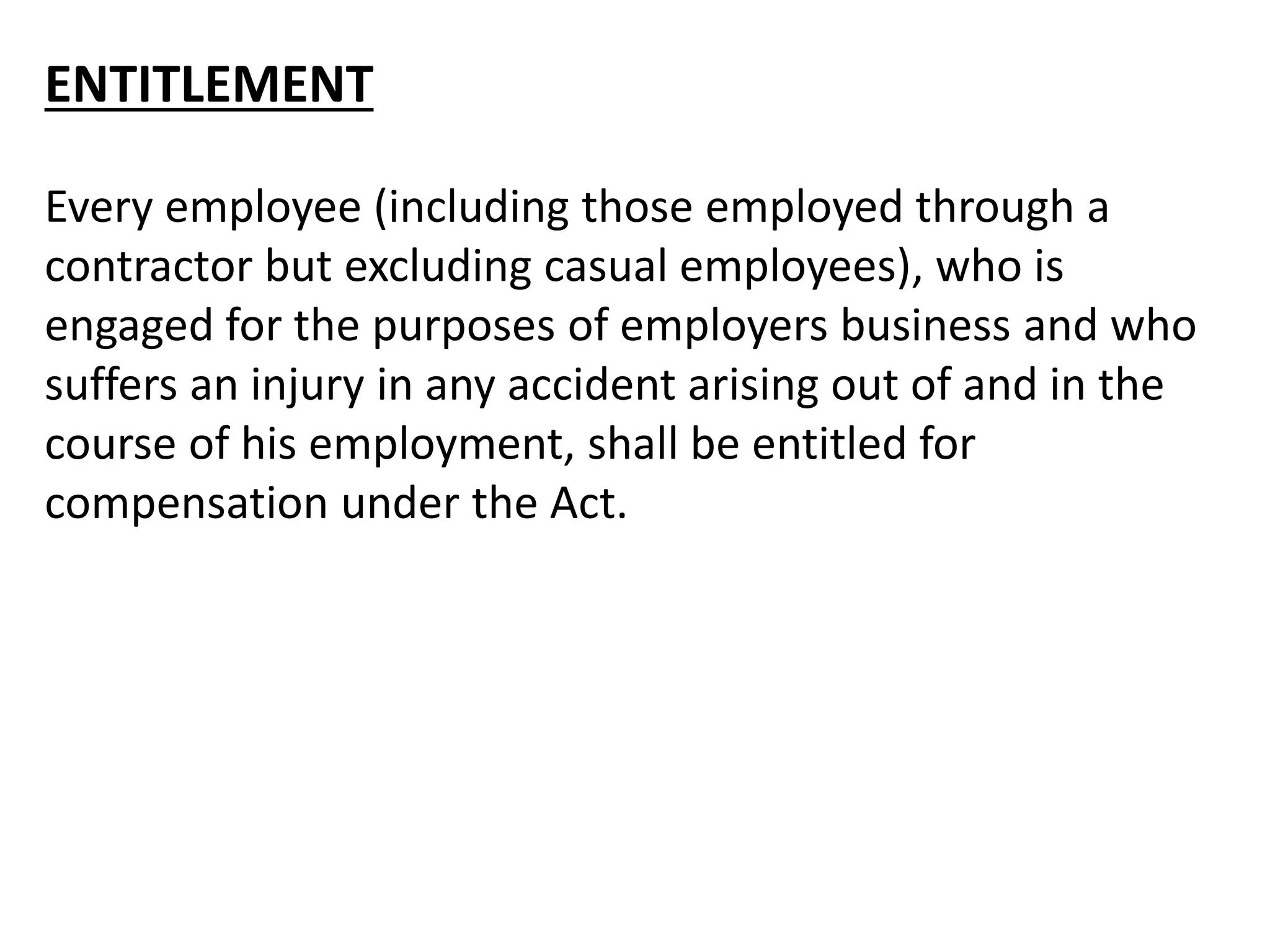 Workmen's Compensation Act -1923 | PPTX