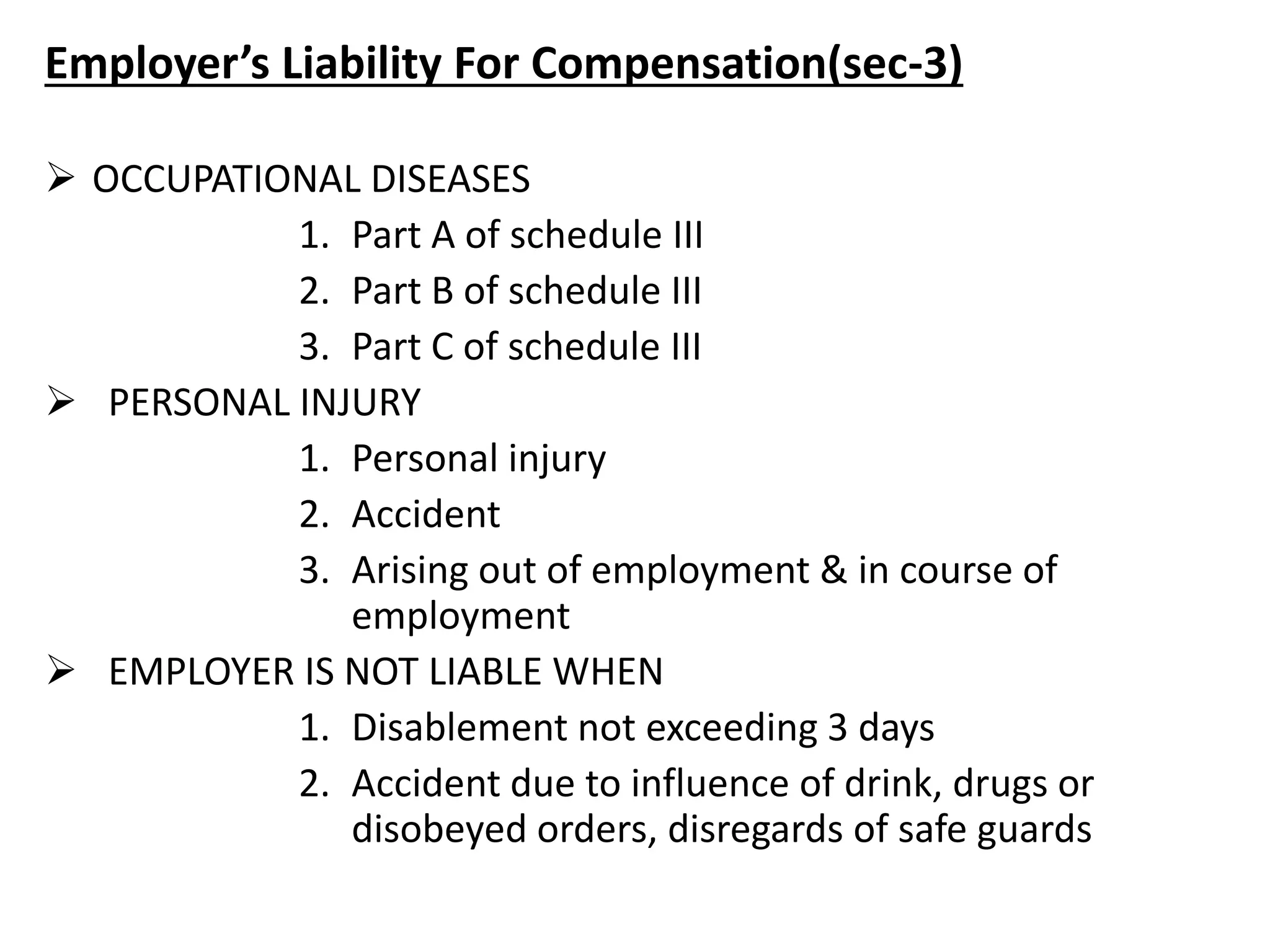 Workmen's Compensation Act -1923 | PPTX