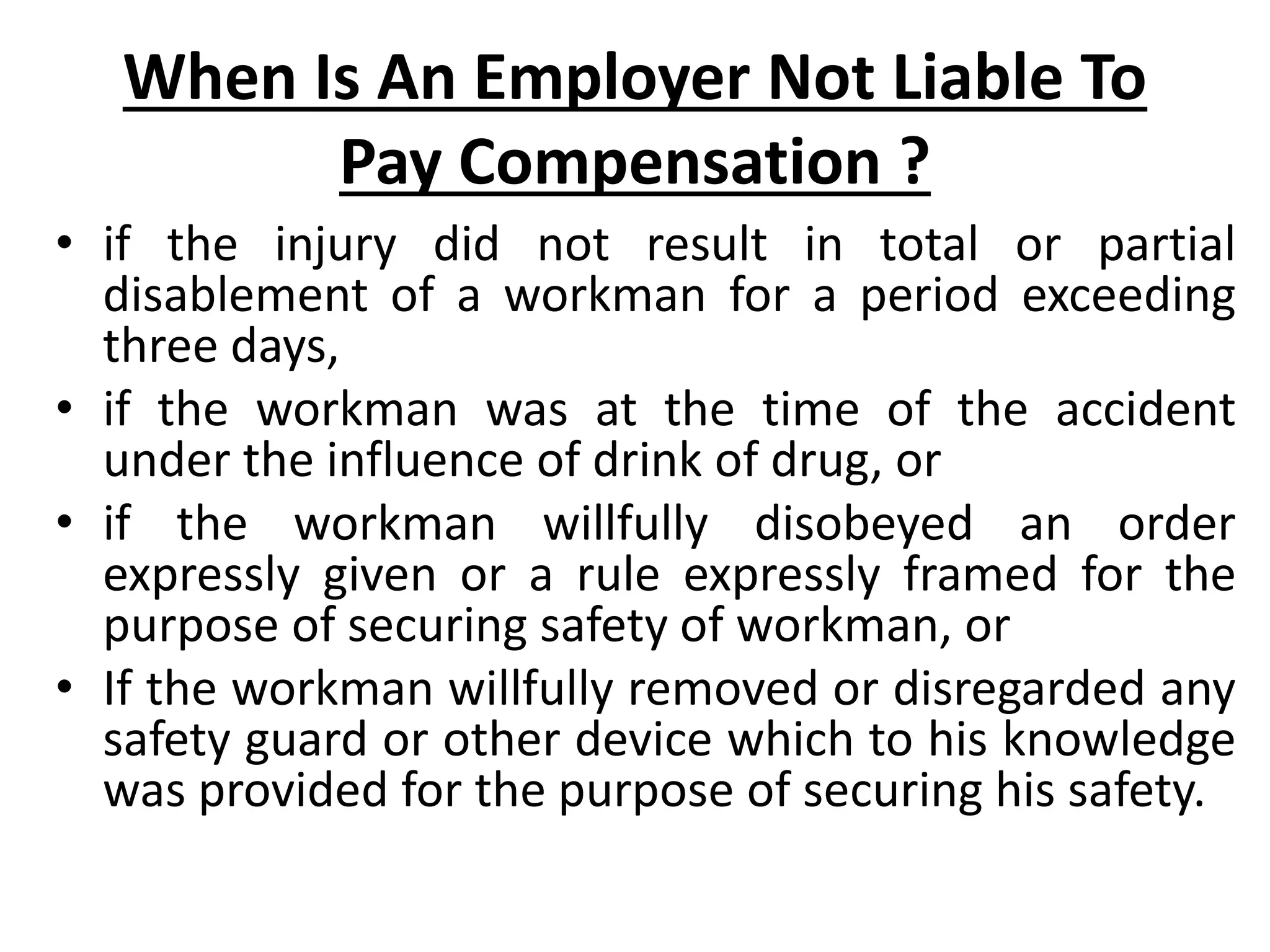 Workmen's Compensation Act -1923 | PPTX