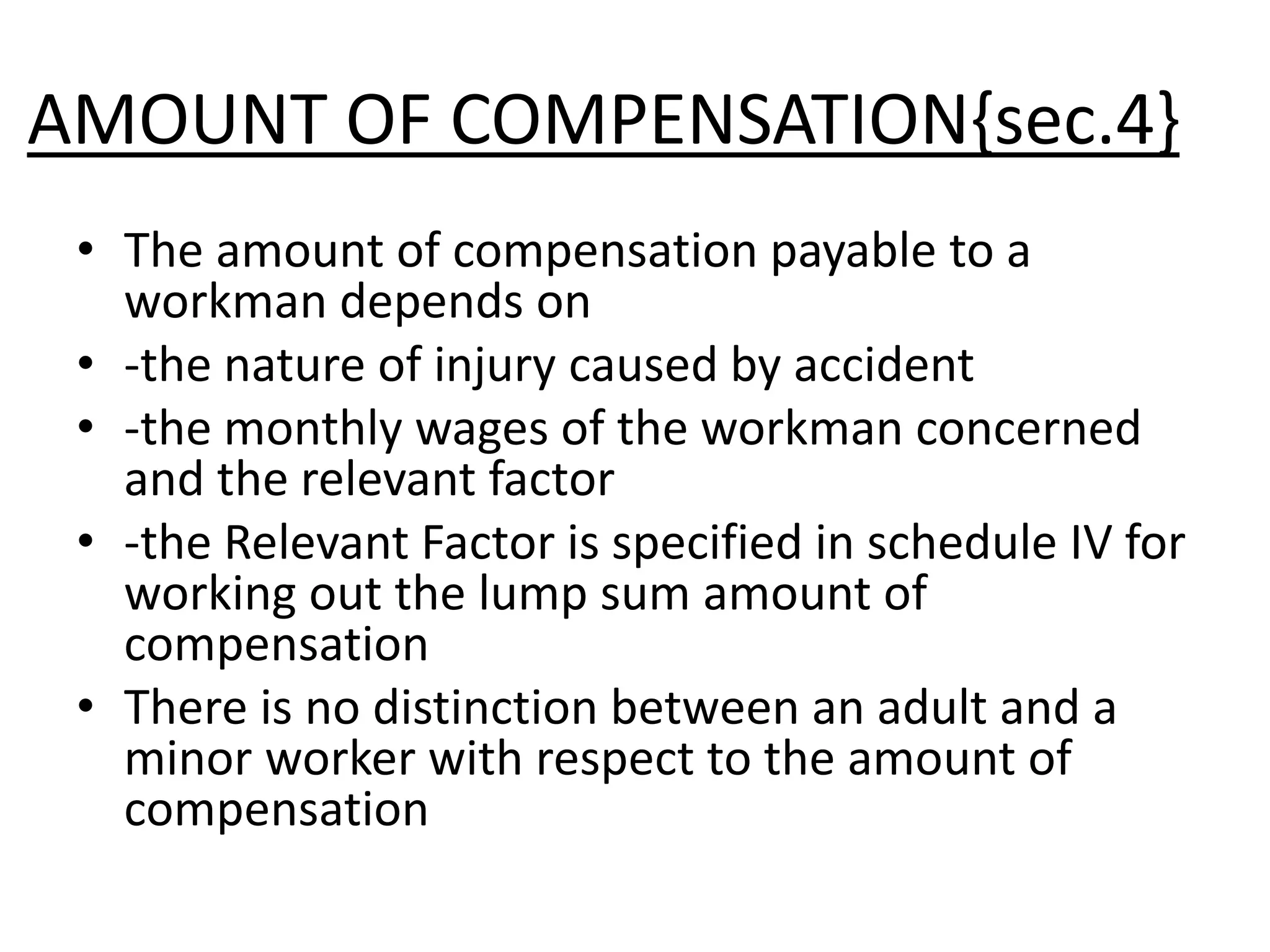 Workmen's Compensation Act -1923 | PPTX