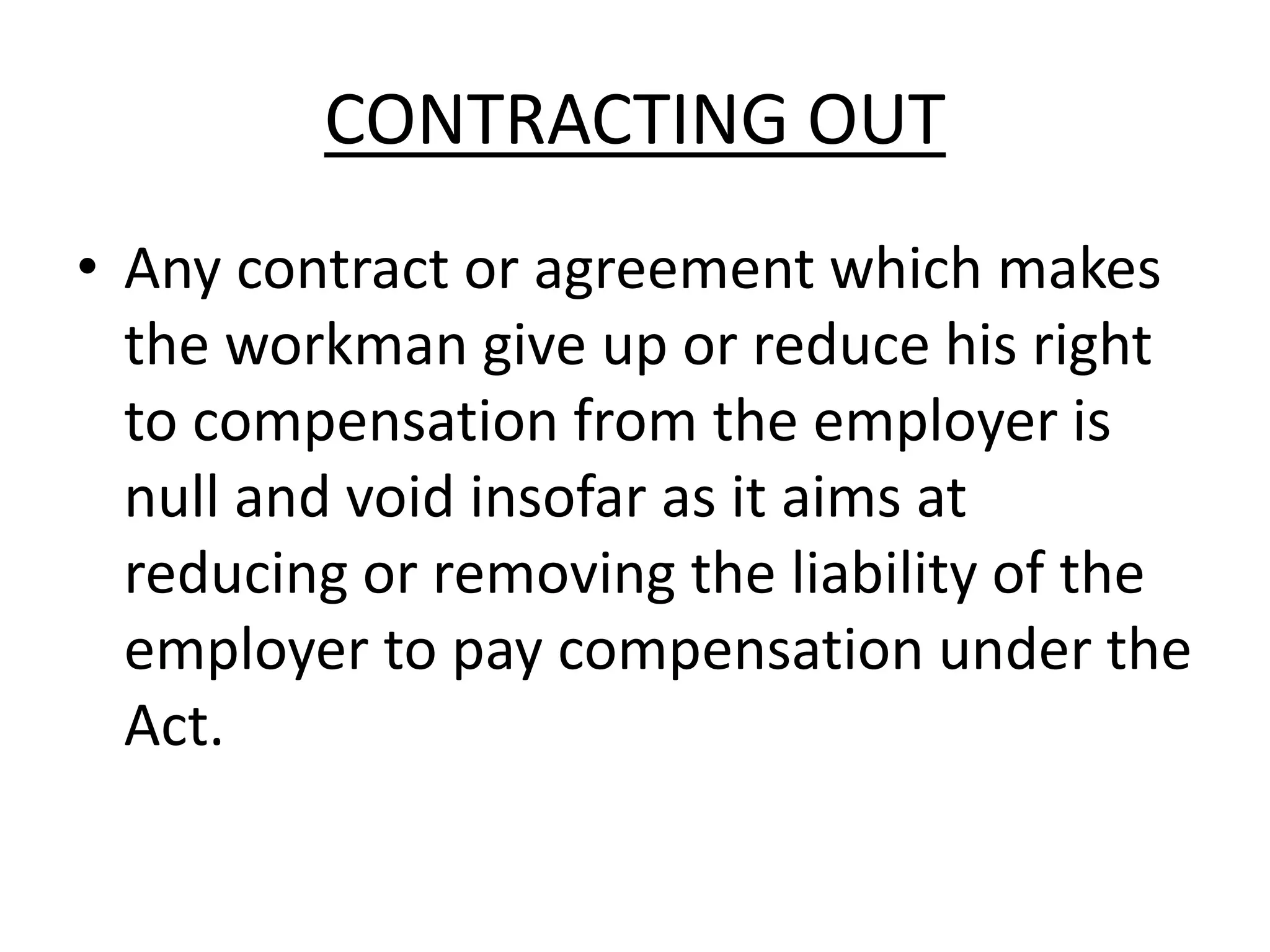 Workmen's Compensation Act -1923 | PPTX