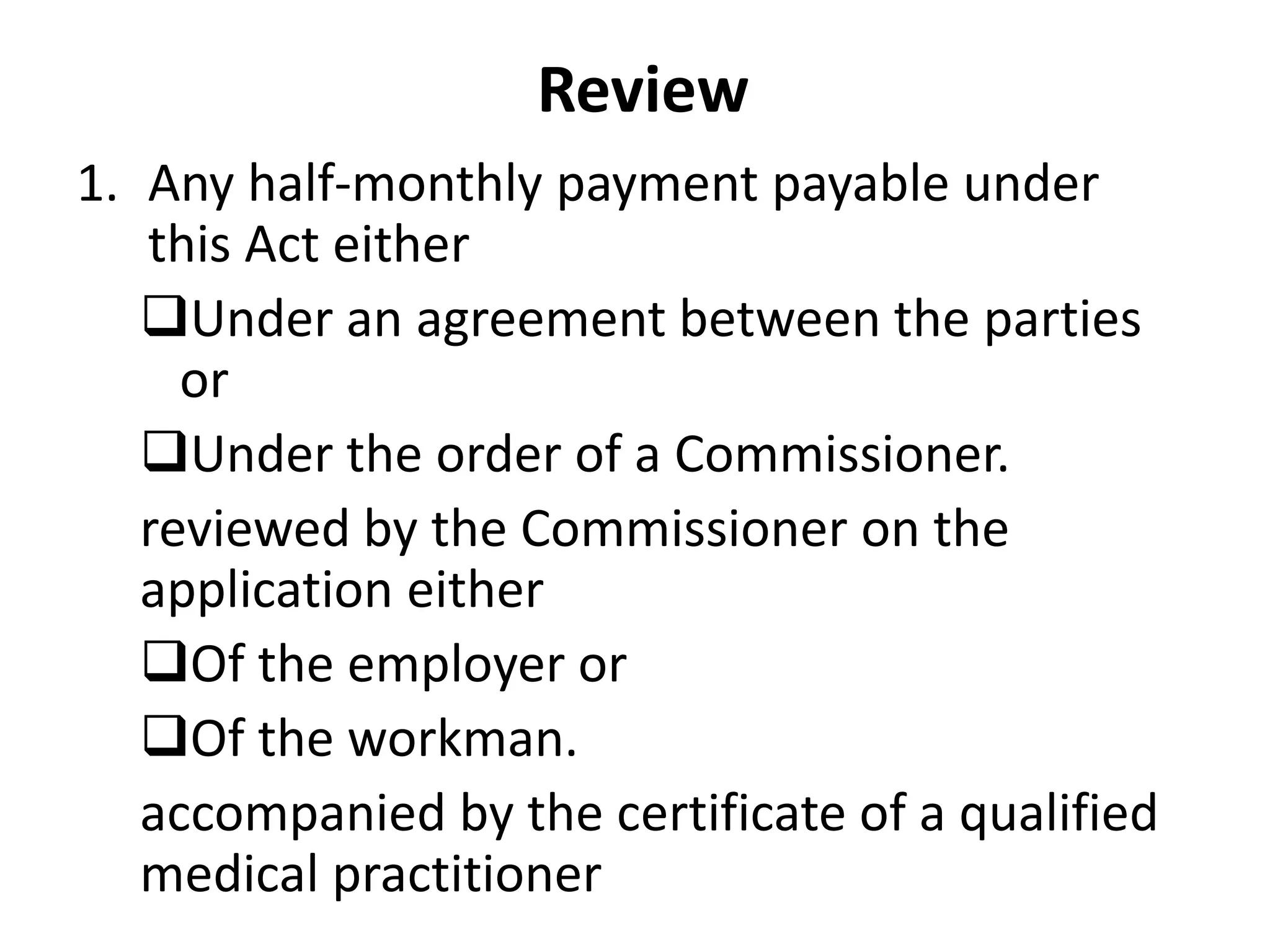 Workmen's Compensation Act -1923 | PPTX