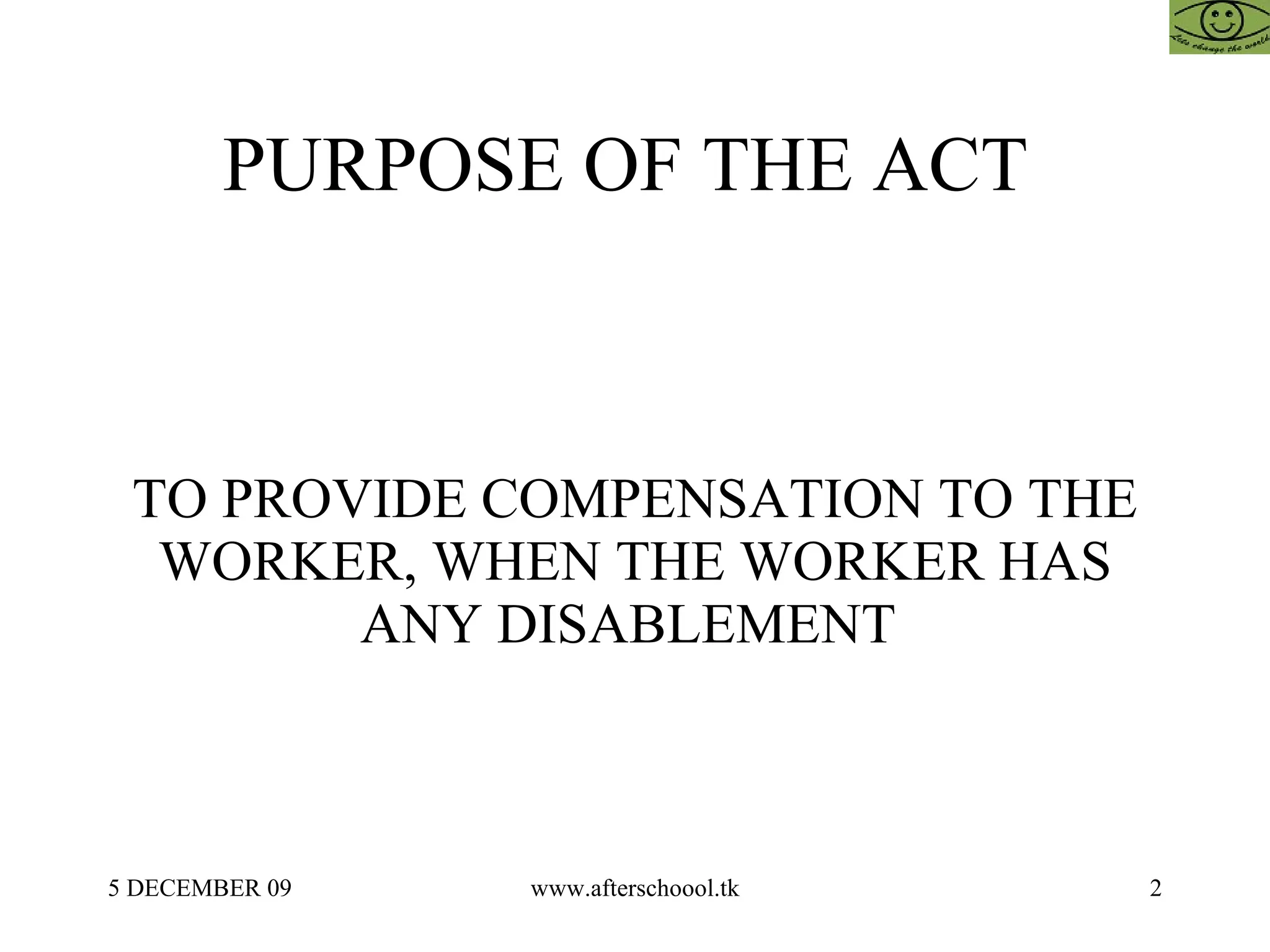 Workmens Compensation Act 1923 | ODP