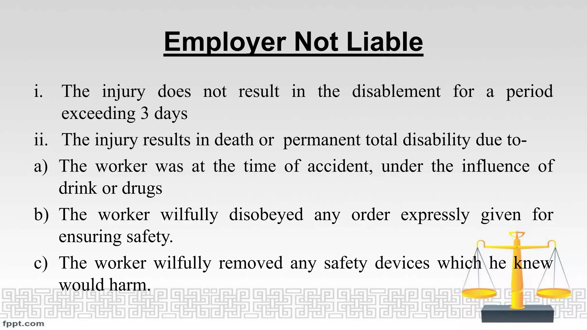 Workmen Compensation Act 1923 | PPTX