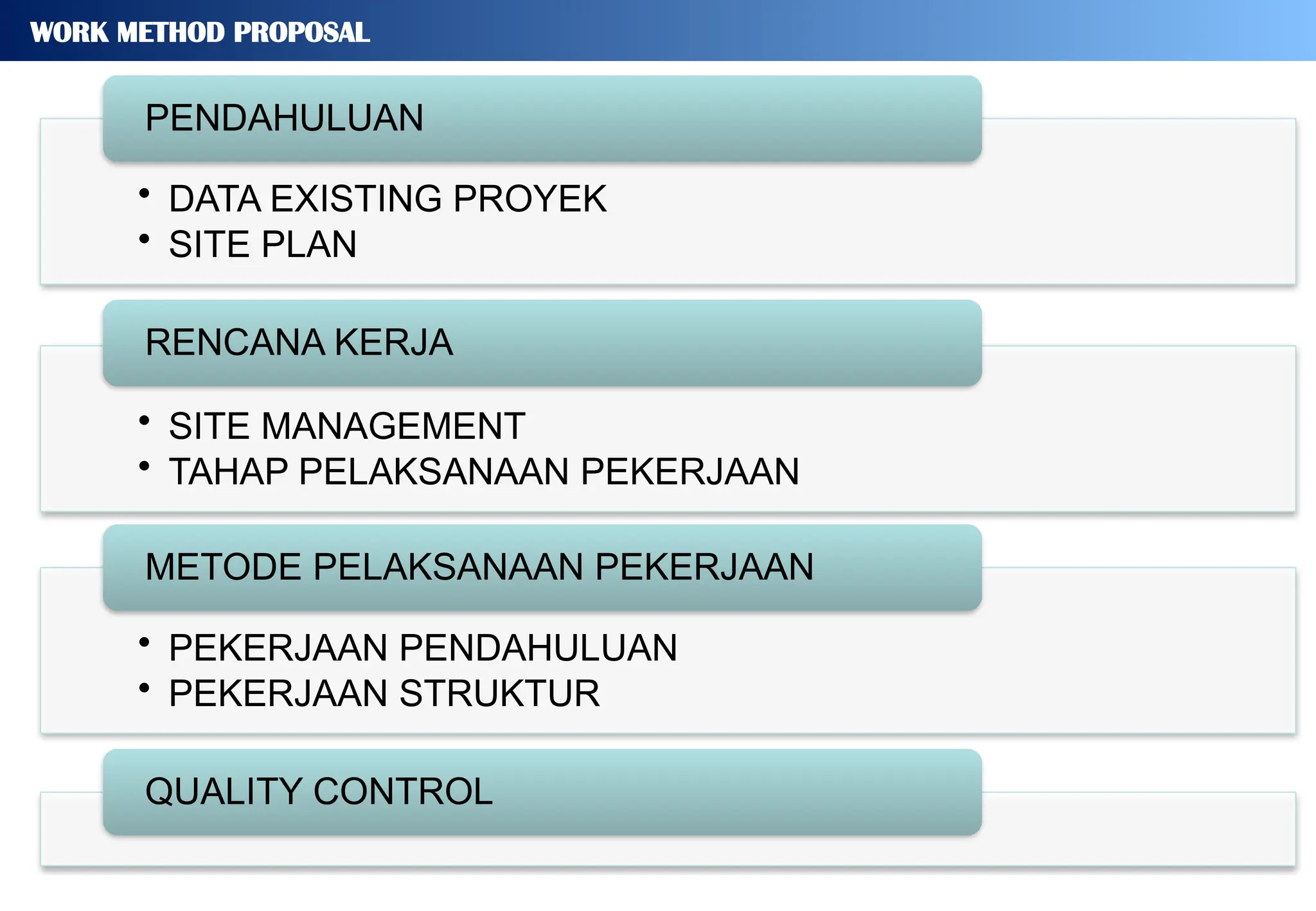 Work Method cara kerja pekejeraan struktur | PPTX