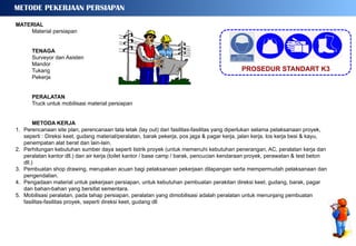 Work Method cara kerja pekejeraan struktur | PPTX