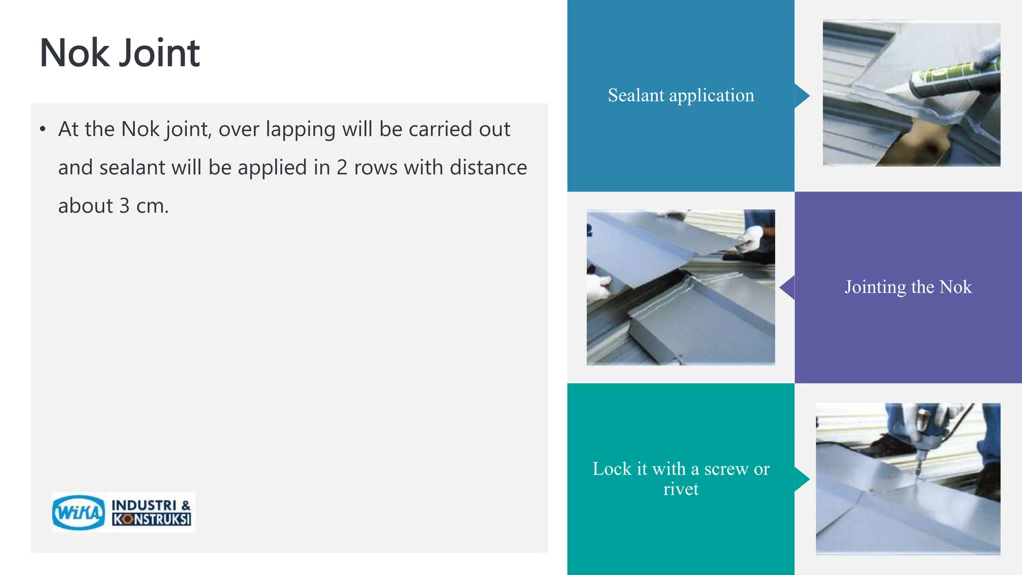 Work Method Roofing Siding for Steel Structure Building | PPTX