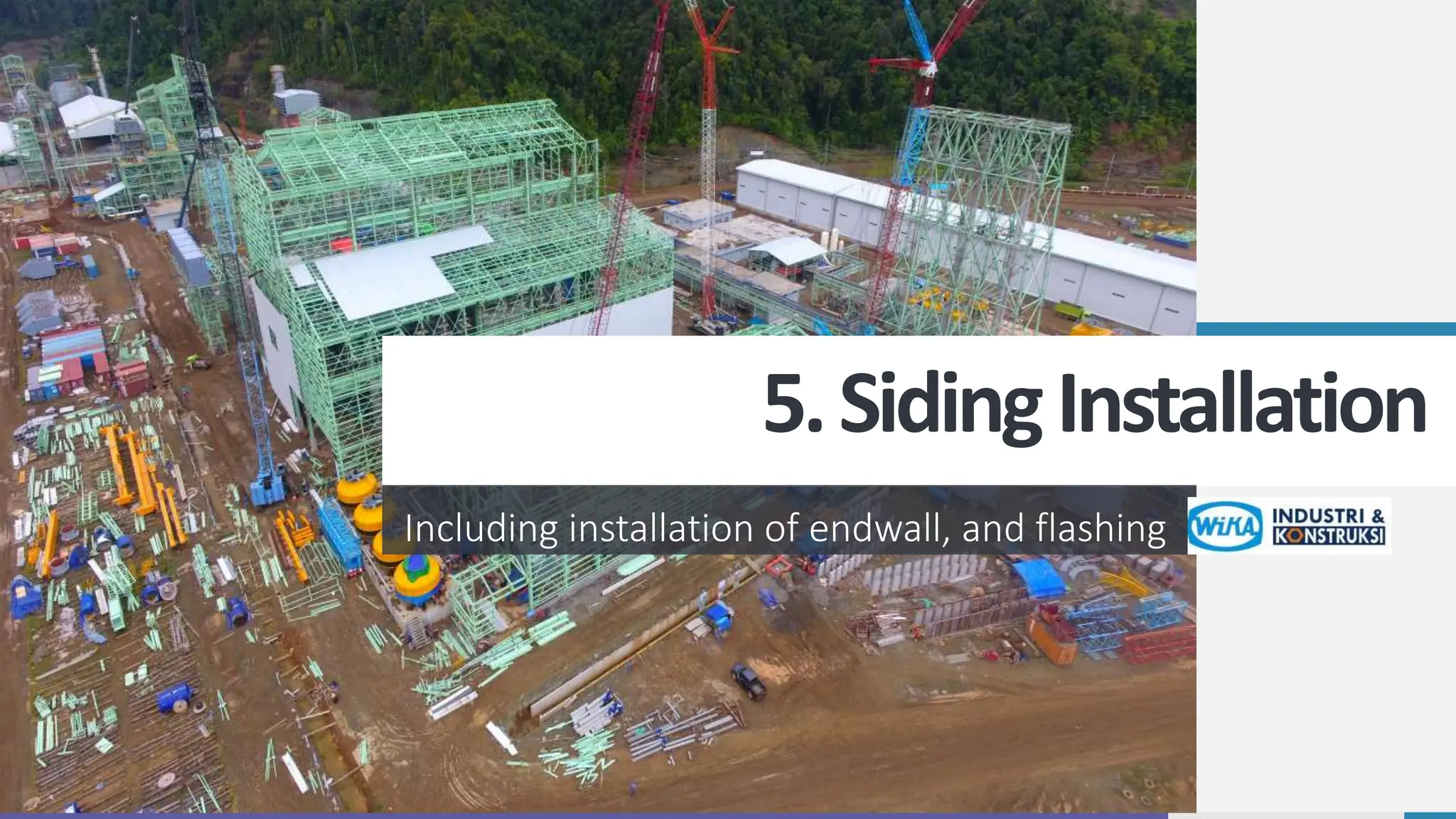 Work Method Roofing Siding for Steel Structure Building | PPTX