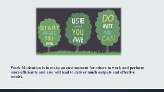 Work motivation | PPTX